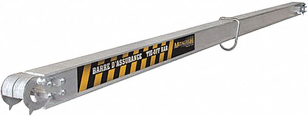 METALTECH, Tie-Off Bar, Aluminum, Tie-Off Bar - 38HT68|M-BAA07 - Grainger