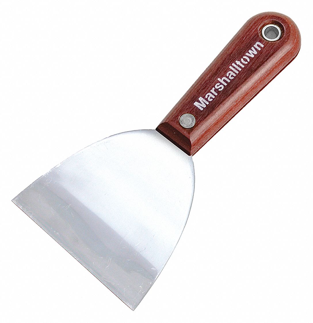 Flexible Scraper with 4 in Carbon Steel Blade, Natural - Grainger