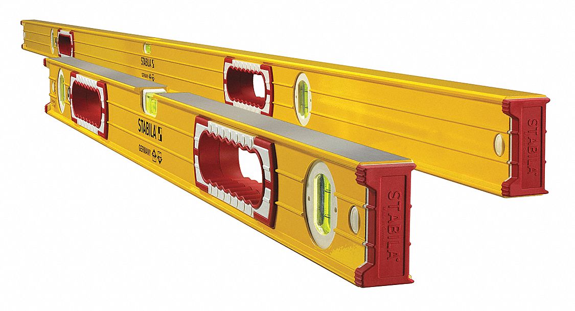 STABILA Aluminum Jamber Set, 32" and 78" Length, Nonmagnetic, Top Read ...