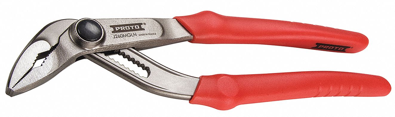 V, Push Button, Lock Joint Pliers - 38HW24|J260MGLN - Grainger