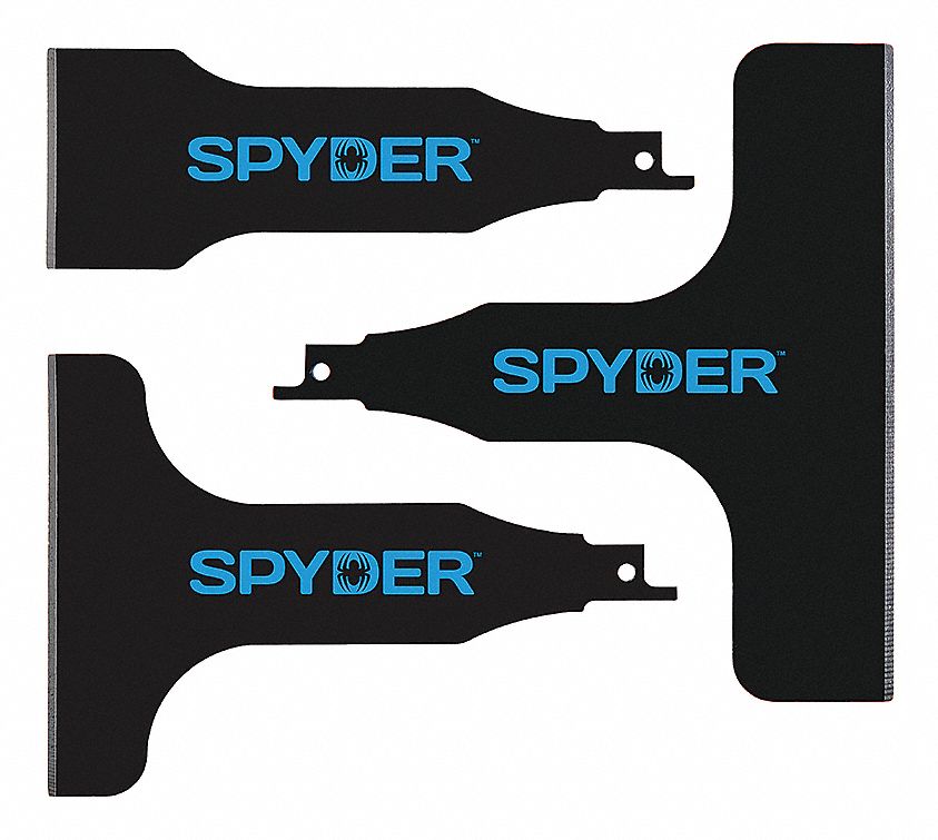 SPYDER, Reciprocating Saw Compatible, Steel, Scraper Blade Set - 38HY20 ...