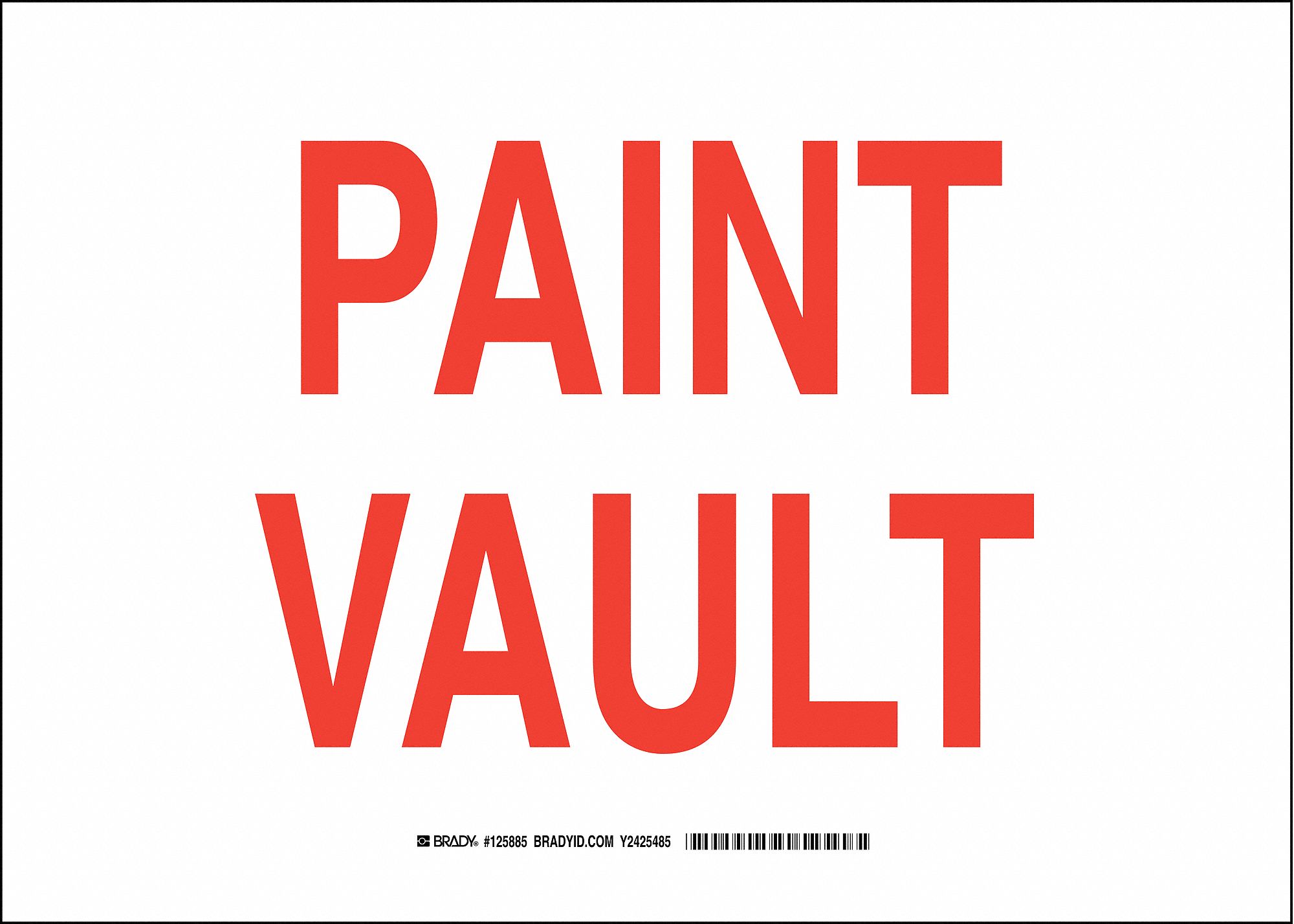 Polyester, Chemical Sign, 14" Width, 10" Height, White, Adhesive ...
