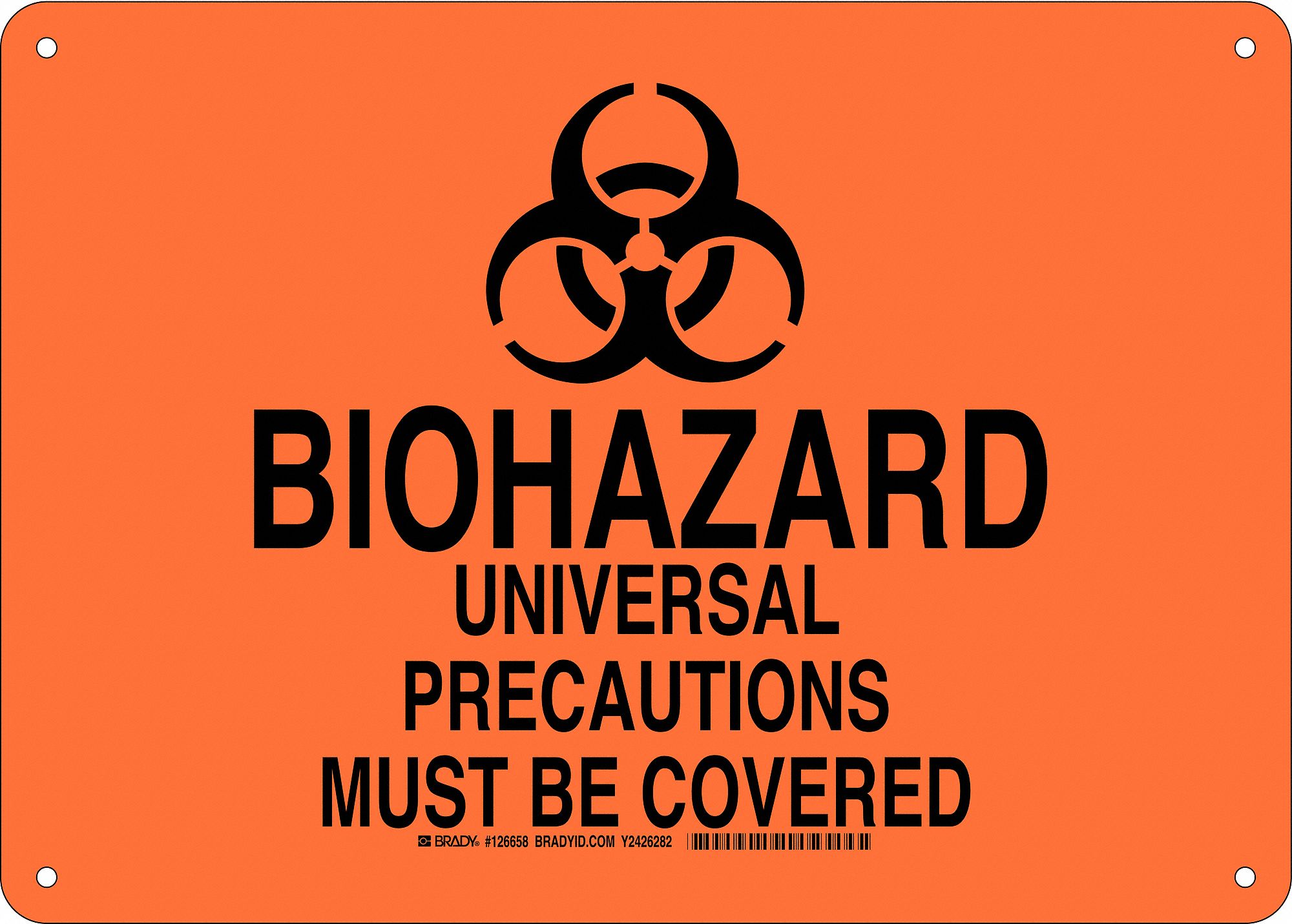 Biohazard Sign, Biohazard Universal Precautions Must Be Observed ...