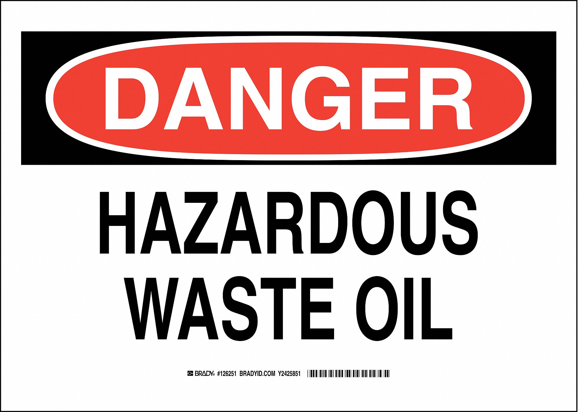 Polyester, Adhesive Sign Mounting, Danger Sign - 38K184|126251 - Grainger
