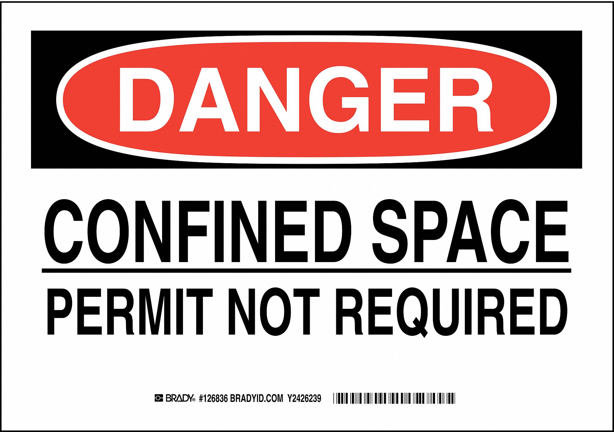 Polyester, Adhesive Sign Mounting, Danger Sign - 38K454|126836 - Grainger