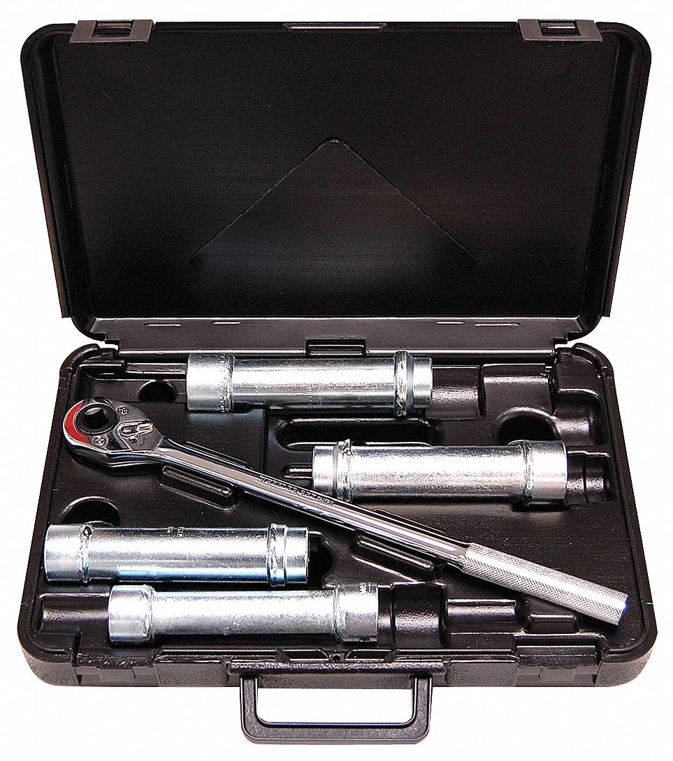 WHEELER-REX, 1/2 in Drive, 5 Piece, Socket Wrench Set - 38L062|963 ...