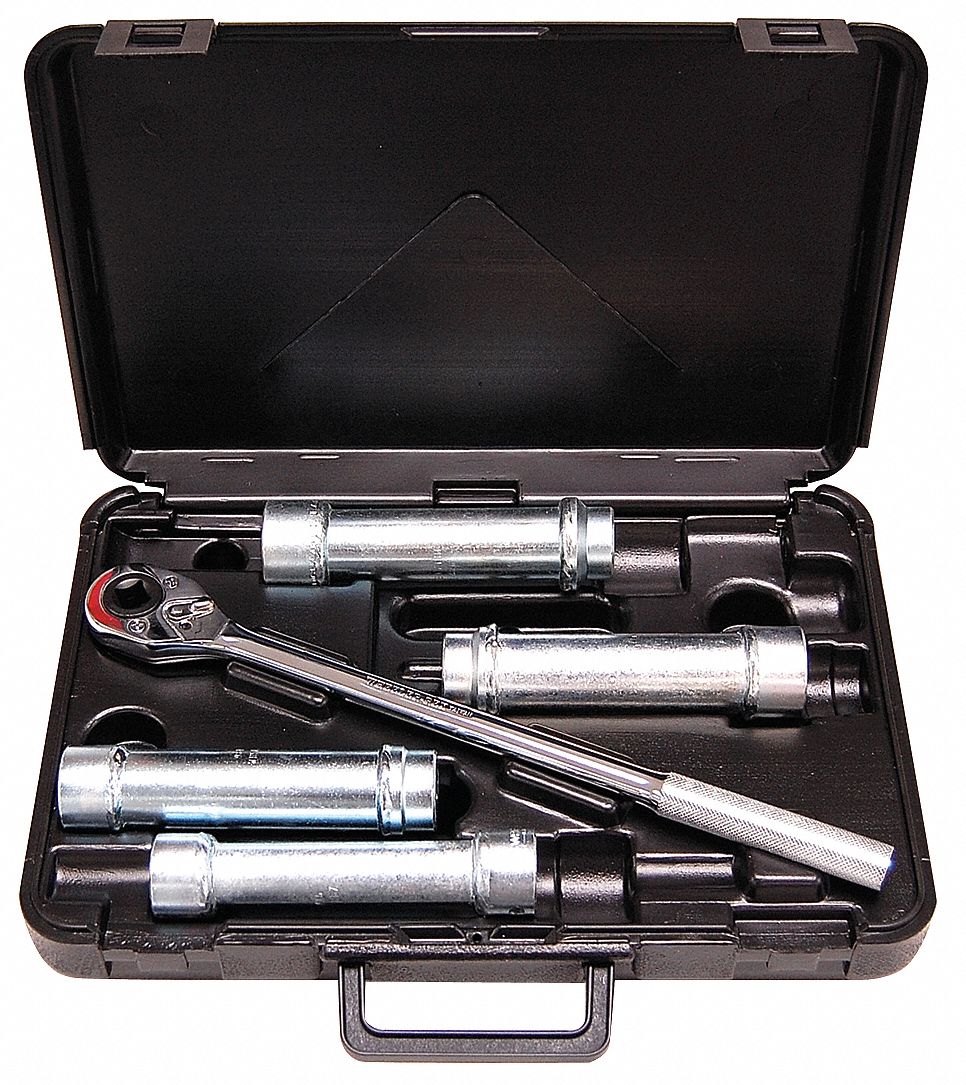 WHEELER-REX, 1/2 in Drive, 7 Piece, Socket Wrench Set - 38L069|950 ...
