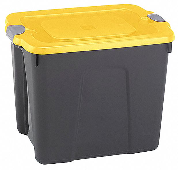DURABILT, 22 gal, 23 3/4 in x 18 in x 17 1/4 in, Storage Tote - 38LU48 ...
