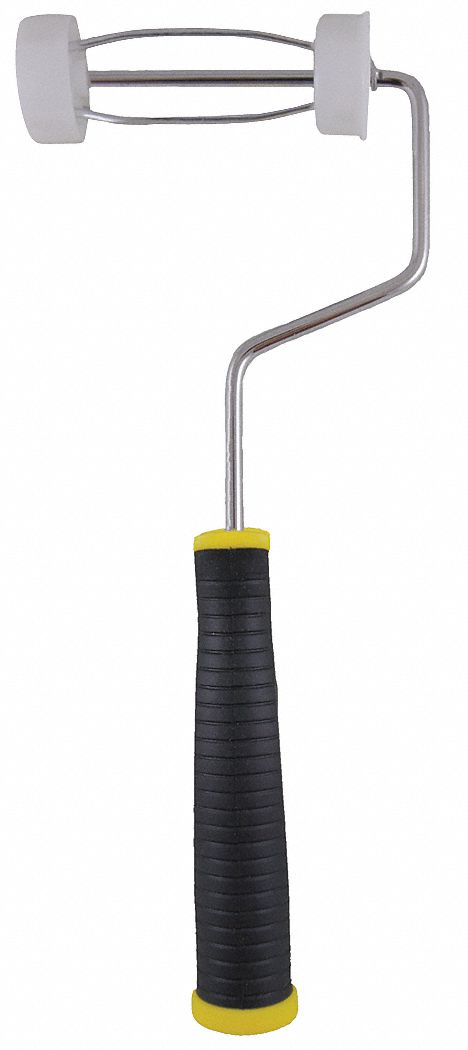 Paint Roller Frame, Roller Length 4 in, 12 in Overall Length - Grainger