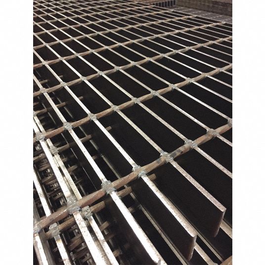 Grainger Approved Smooth Carbon Steel Bar Grating 36 L X 36 In W X 0