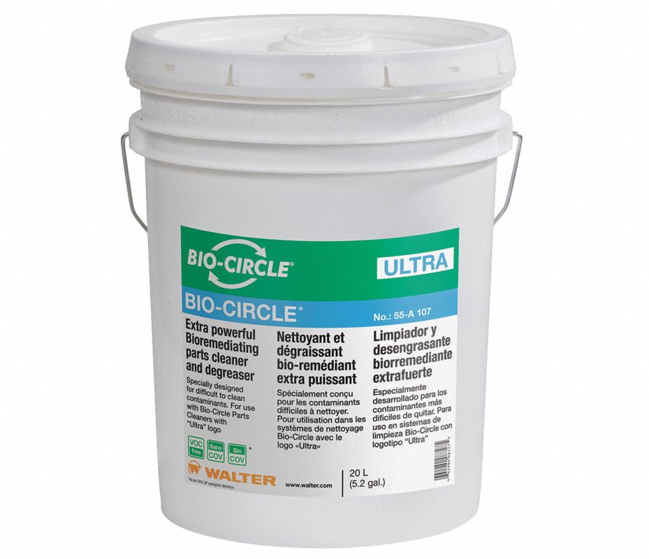 BIO-CIRCLE Solución de Limpieza para Lavadora de Piezas Biorremediable ...