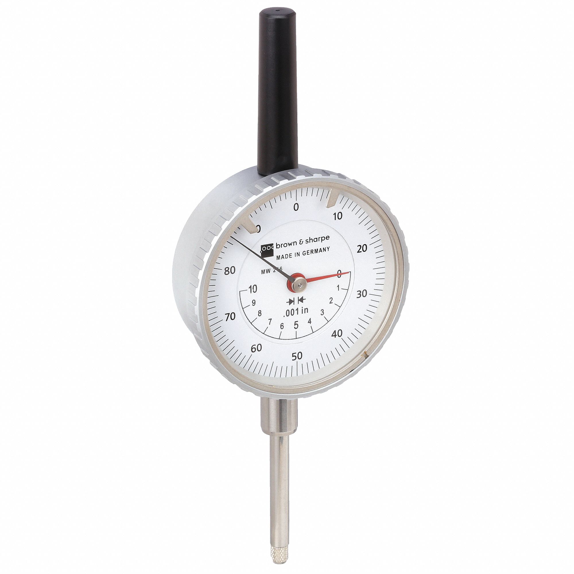 TESA BROWN & SHARPE, 0 in to 1 in, Inch, Dial Indicator - Lug Back ...
