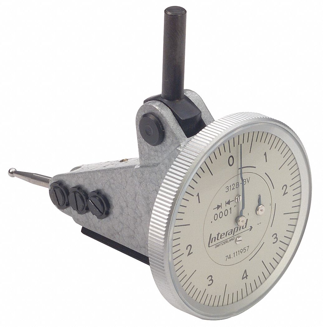 TESA BROWN & SHARPE, 0 in to 0.016 in, Horizontal, Vertical Dial Test ...