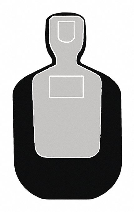 ACTION TARGET, Scoring and Qualification, Black/Gray, TQ-19 Target ...