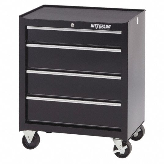 WATERLOO, Rolling Tool Cabinet - 38NJ48|SCA-264BK-B - Grainger