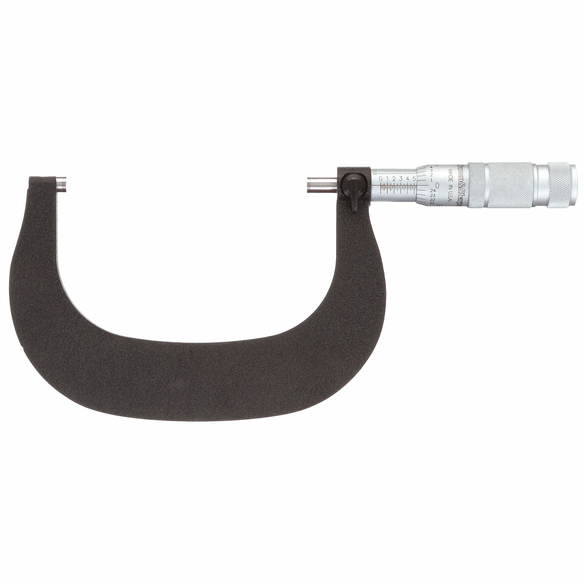 Outside Micrometer, Range 3 to 4 in, SPC Output No, Long Form ...