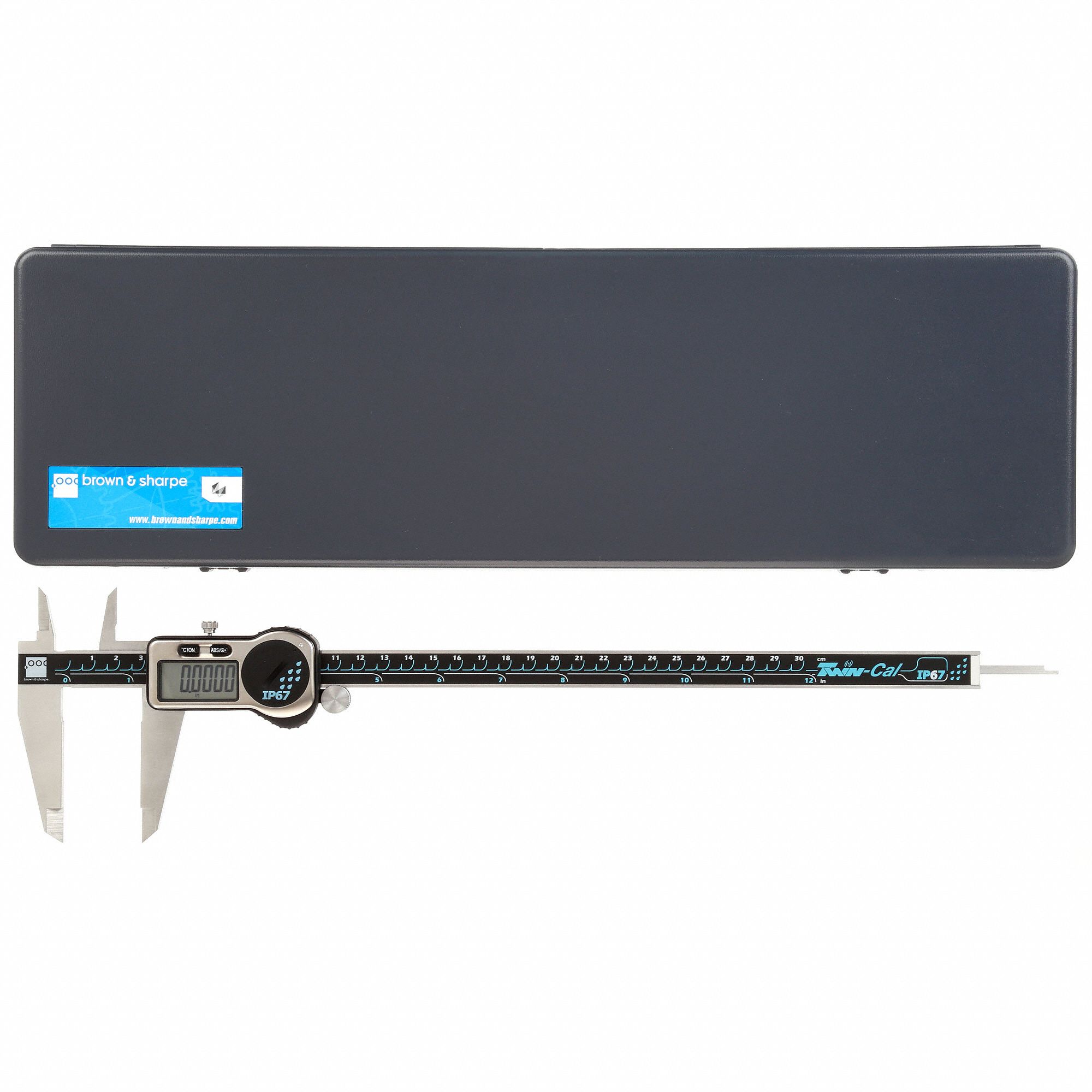 TESA BROWN & SHARPE 4-Way Digital Caliper: 0 in to 12 in/0 to 300 mm ...