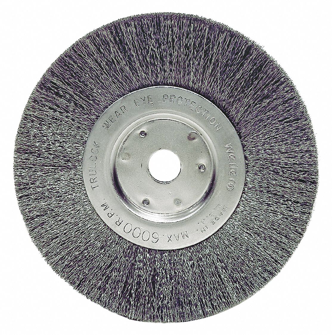 WEILER, 6 Narrow Crimped Wire Wheel, .0104, 5/8 - 38P611|01055 - Grainger