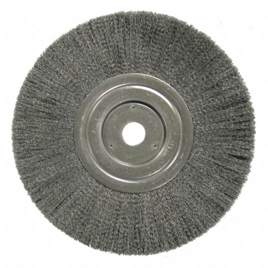 WEILER, Narrow Crimped Wire Wheel, 8" - 38P614|01178 - Grainger