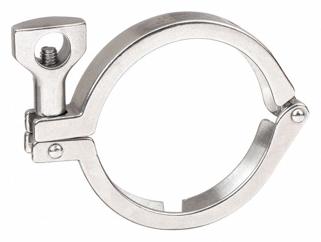 SANI-LOCK, Threaded, Stainless Steel, Sanitary Fitting Clamp - 38R148 ...