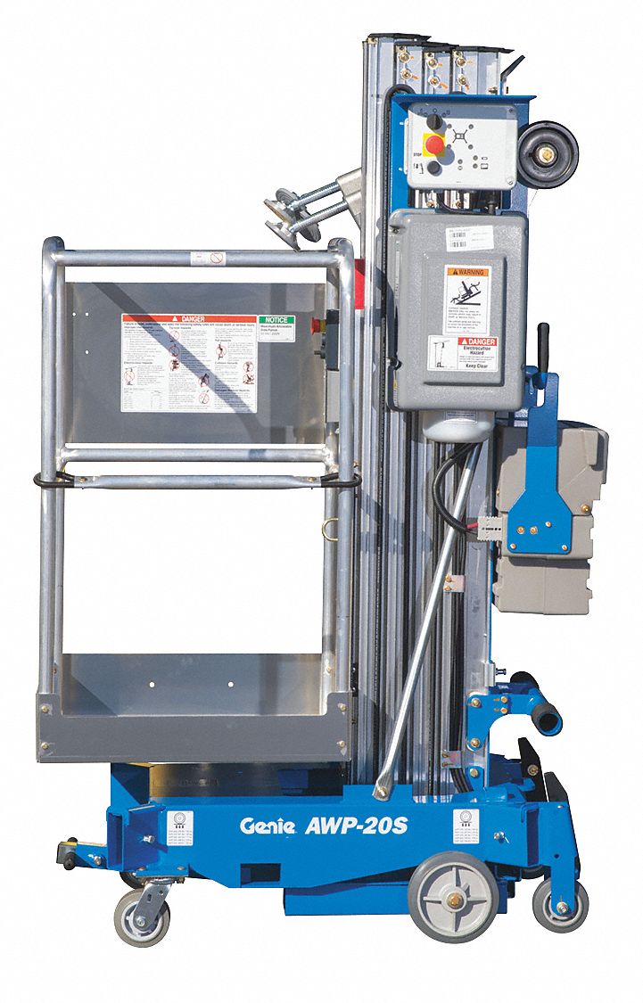 GENIE, 240 in Elevated Platform Ht, 26 in, Aerial Work Platform ...