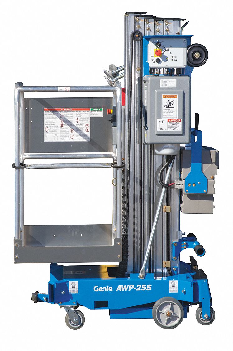 GENIE, 299 in Elevated Platform Ht, 26 in, Aerial Work Platform ...