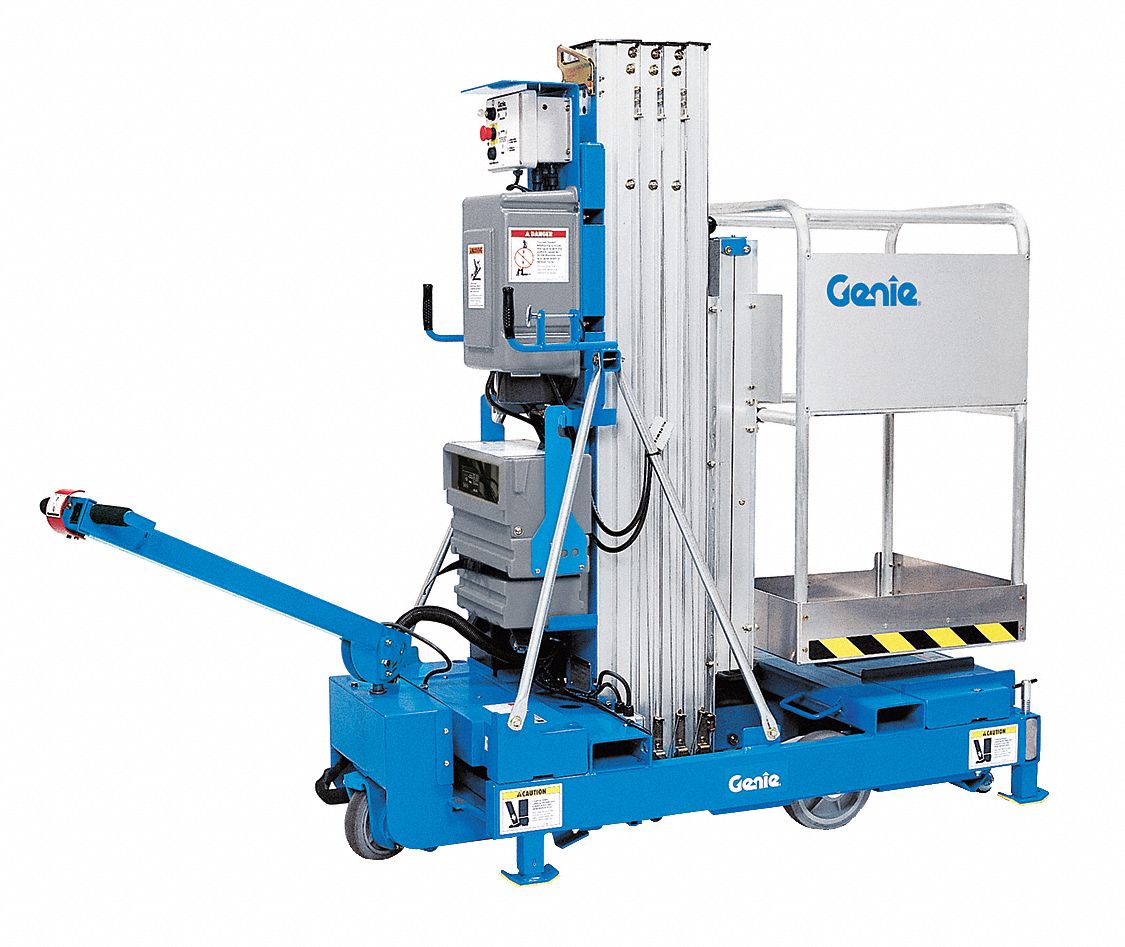 GENIE Industrial Platform with Power Wheel Assist - 38R237|IWP 25S DC W ...
