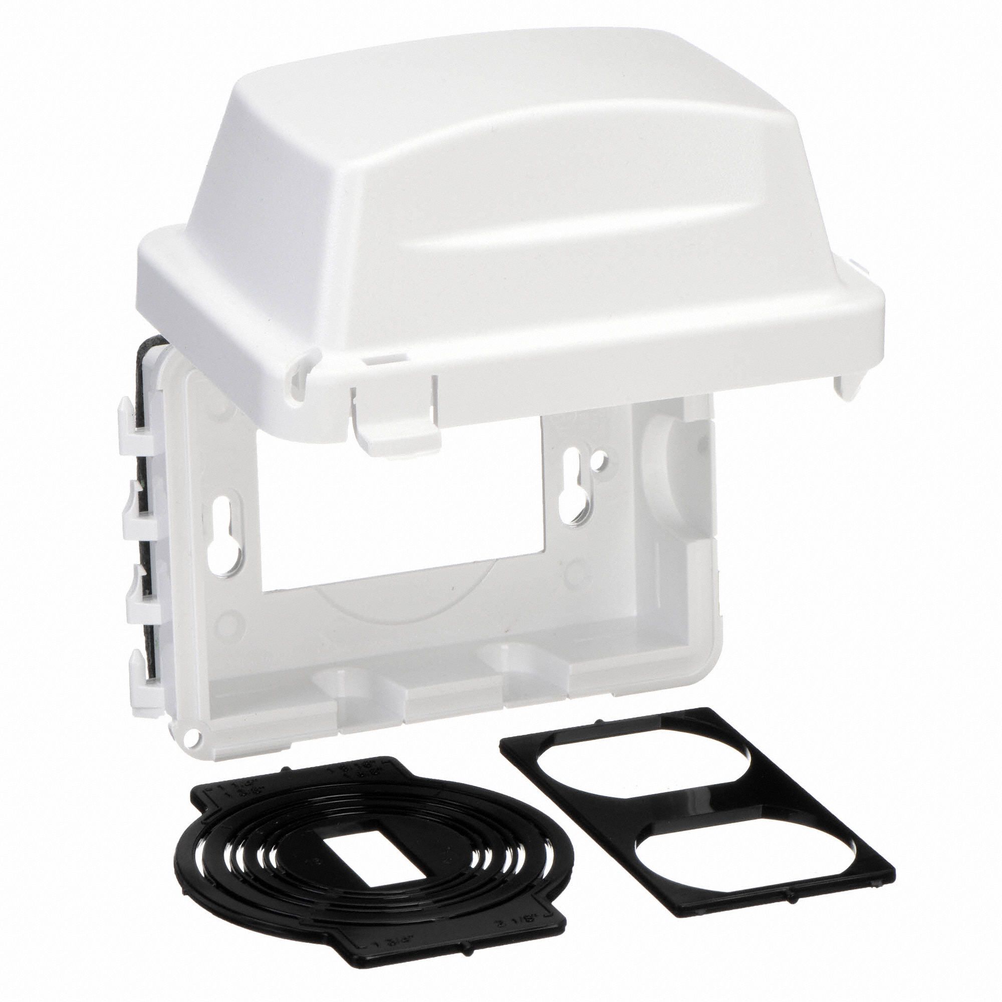 TAYMAC While In Use Weatherproof Cover: Polycarbonate, 3 in Dp ...