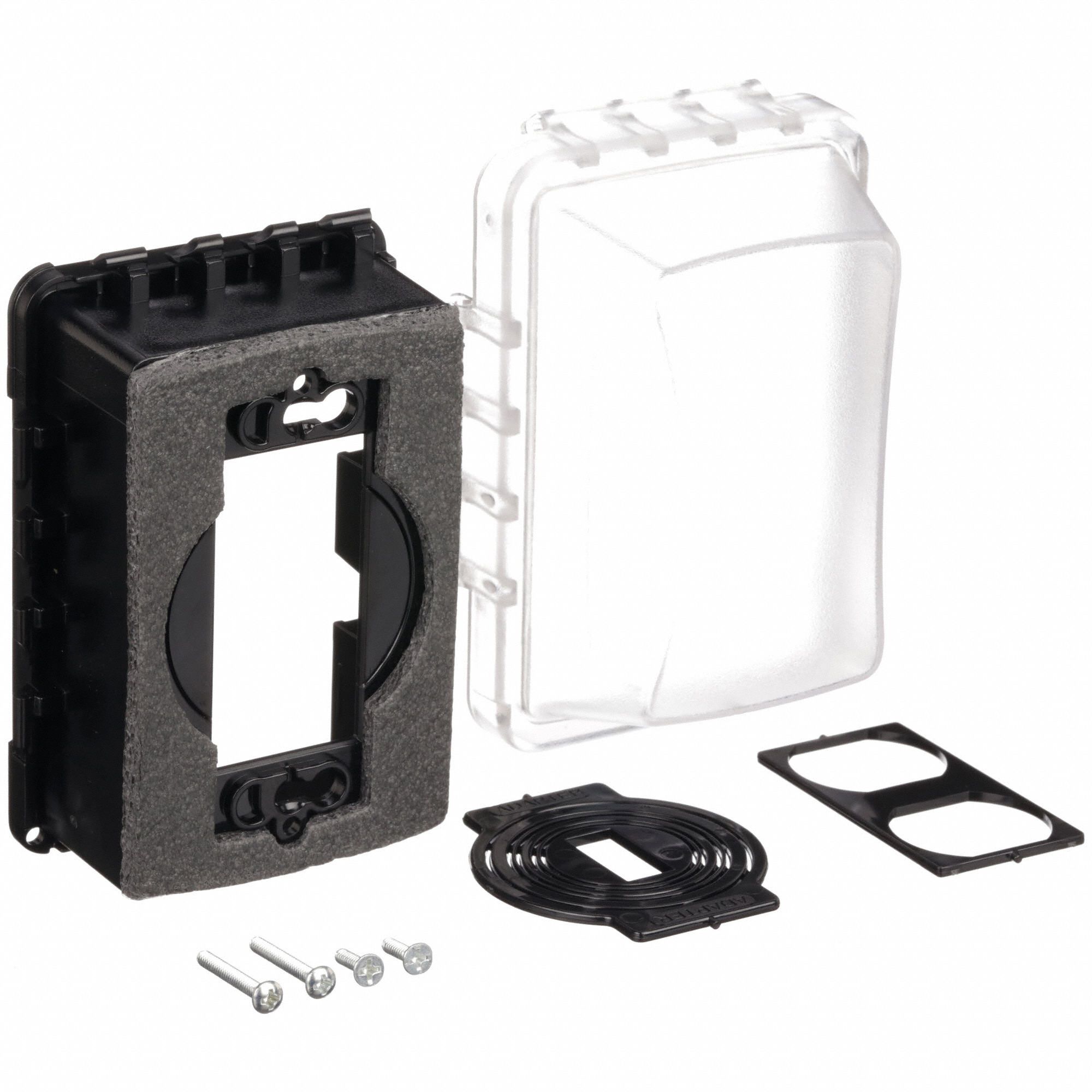 TAYMAC While In Use Weatherproof Cover: Polycarbonate, 3 1/4 in Dp ...