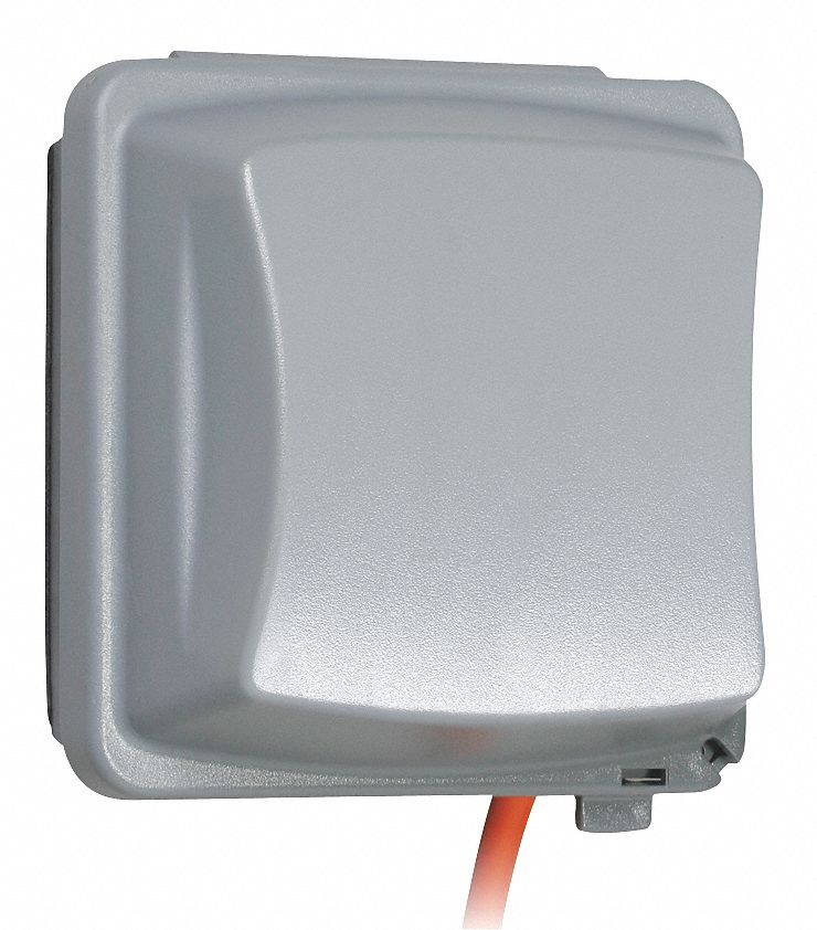 TAYMAC While In Use Weatherproof Cover: Polycarbonate, 3 in Dp ...