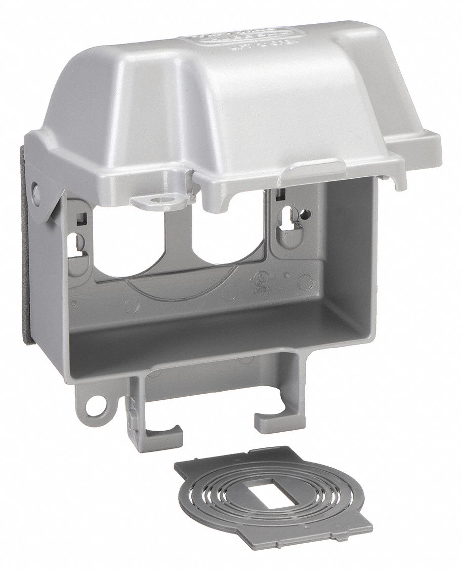 TAYMAC, 1 Gangs, For Decora/GCFI Electrical Component Type, While In ...