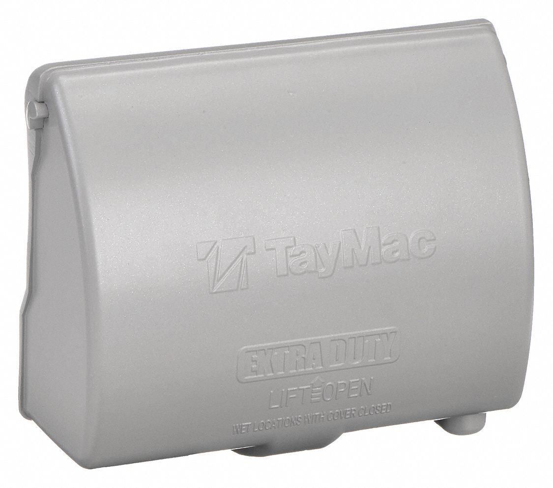 TAYMAC, 1 Gangs, For Decora/GCFI Electrical Component Type, While In ...