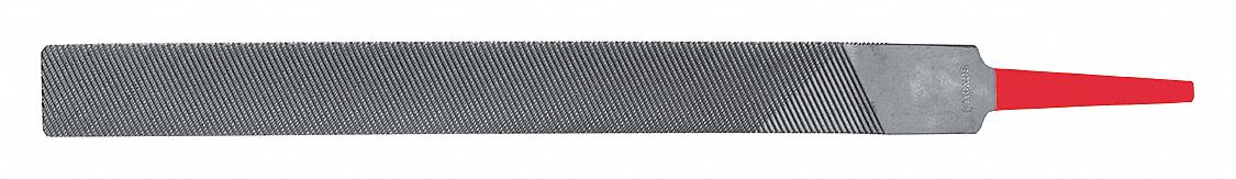 SIMONDS Machinists File: Double-Cut, Safe Edge Cut, Smooth Cut, 8 in Lg ...