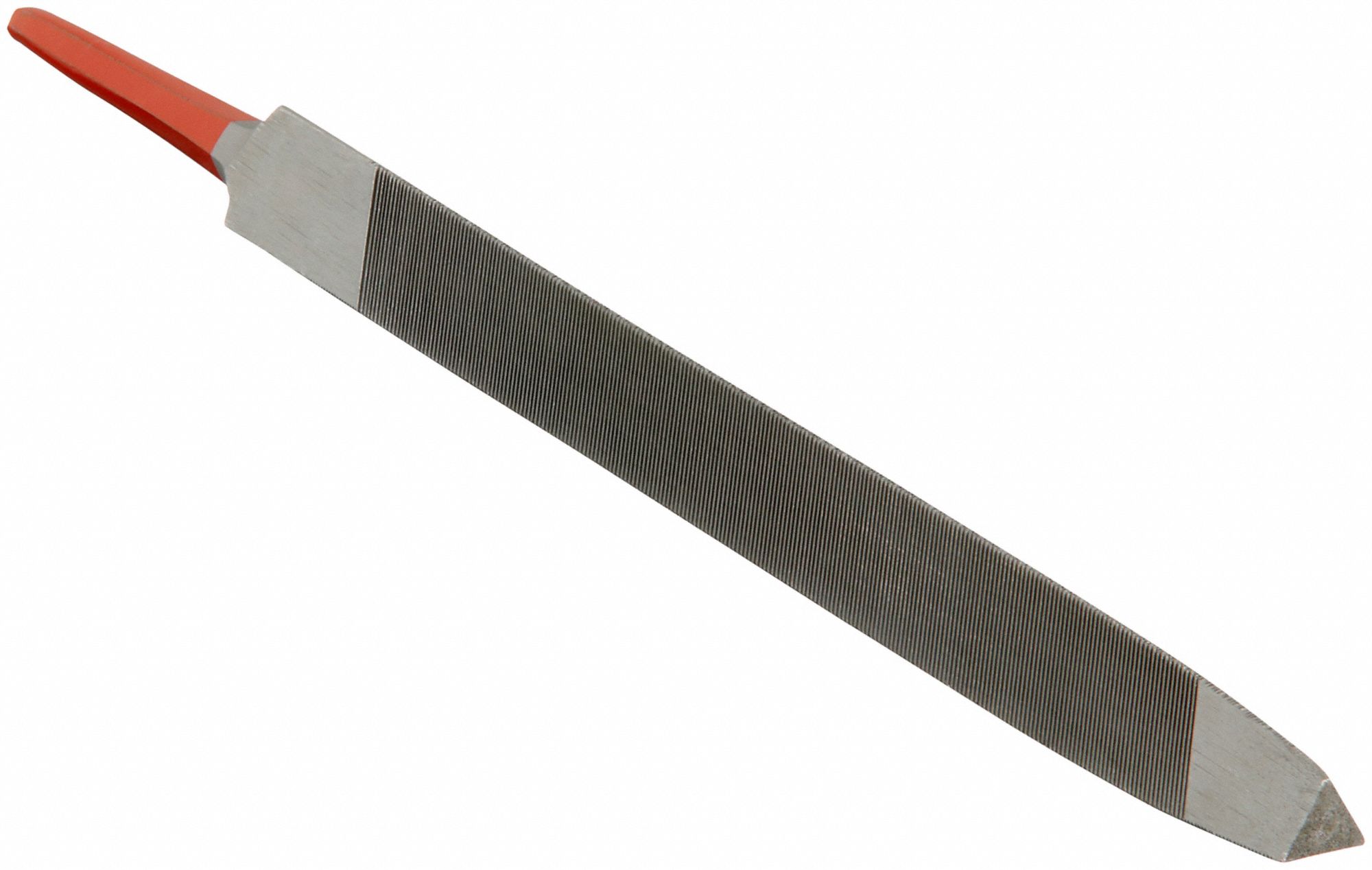 SIMONDS MACHINISTS FILE, TRIANGULAR, 8 IN L, 1/2 IN W, 42/50 TEETH PER ...