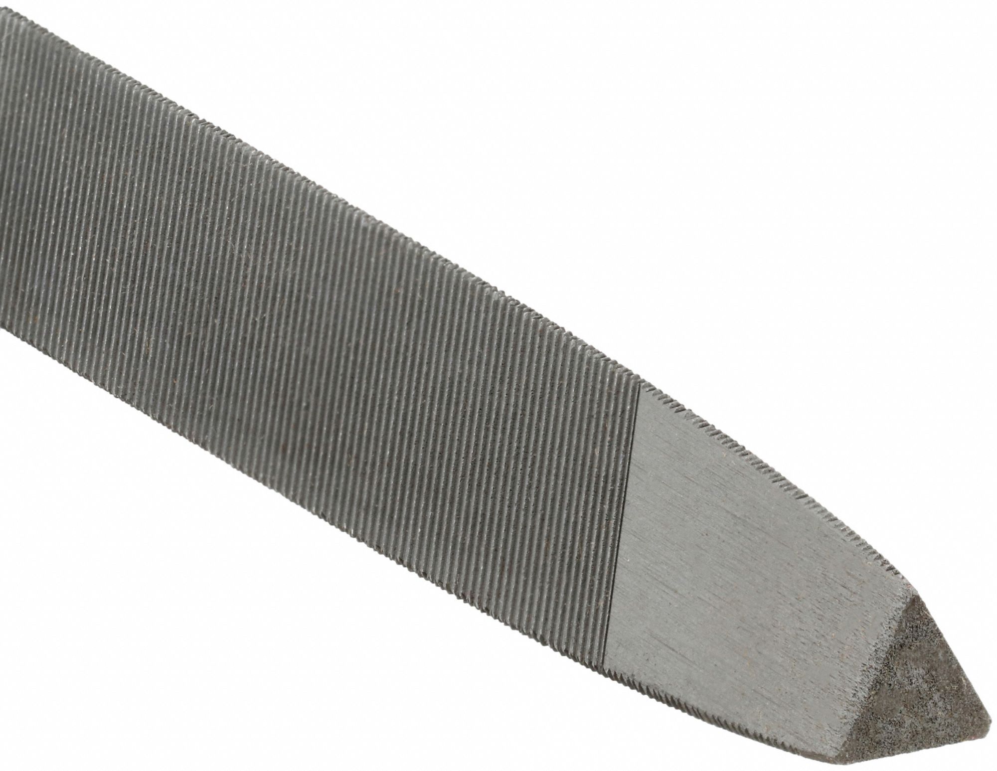 SIMONDS Machinists File: Triangular, 10 in Lg, 9/16 in Wd, 38_45 Teeth ...
