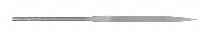 SIMONDS Needle File: Rectangular, 5 1/2 in Lg, 3/16 in Wd, 3/64 in ...