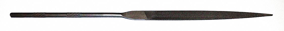 SIMONDS Needle File: Rectangular, 6 1/4 in Lg, 7/32 in Wd, 1/16 in ...