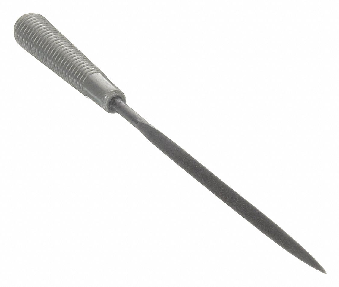 Triangular, 6 1/4 in Lg, Needle File - 38RK89|83540100 - Grainger