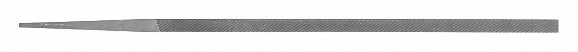 SIMONDS Precision File: 6 in Lg, 1/2 in Wd, 11/64 in Thick, 4 - 38RL12 ...