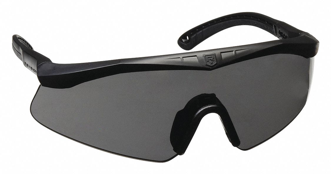 REVISION MILITARY, Clear Lens, Black Frame, Safety Glasses - 38RL74|4 ...