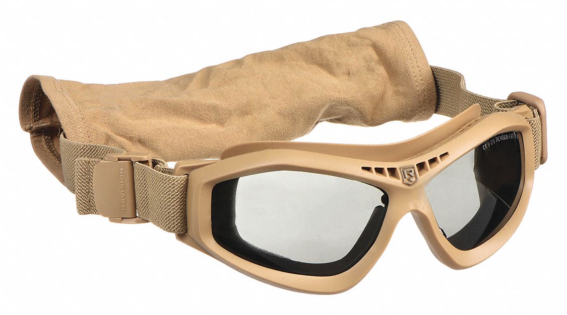 REVISION MILITARY, Indirect, Tan, Slim Tactical Goggles Kit - 38RM08|4 ...