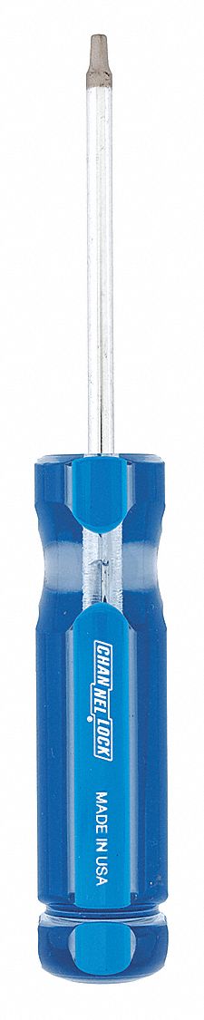 Screwdriver, Tip Size #1, Robertson Square Recess, Overall Length 6 3/4 ...