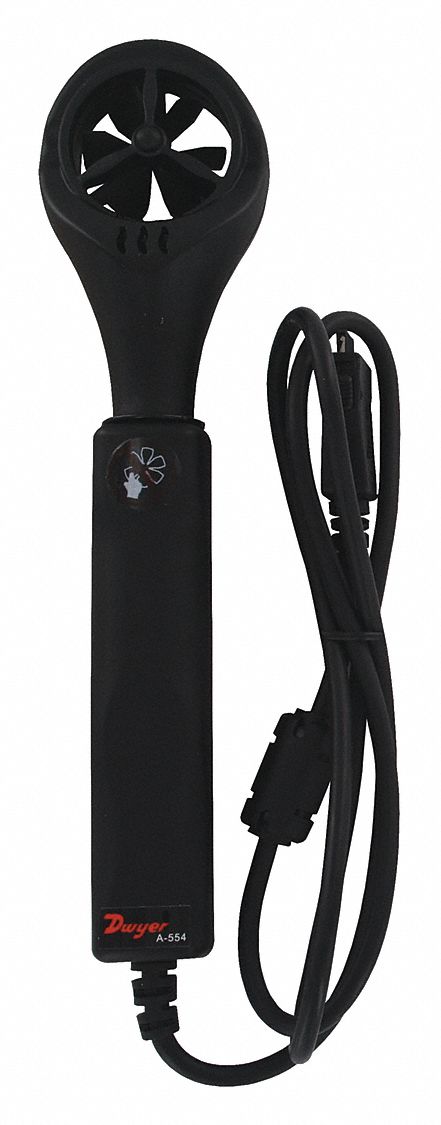 DWYER, Rotating Vane, Hot Wires, Vanes & Probes, Vane - 38RW95|A-554 ...