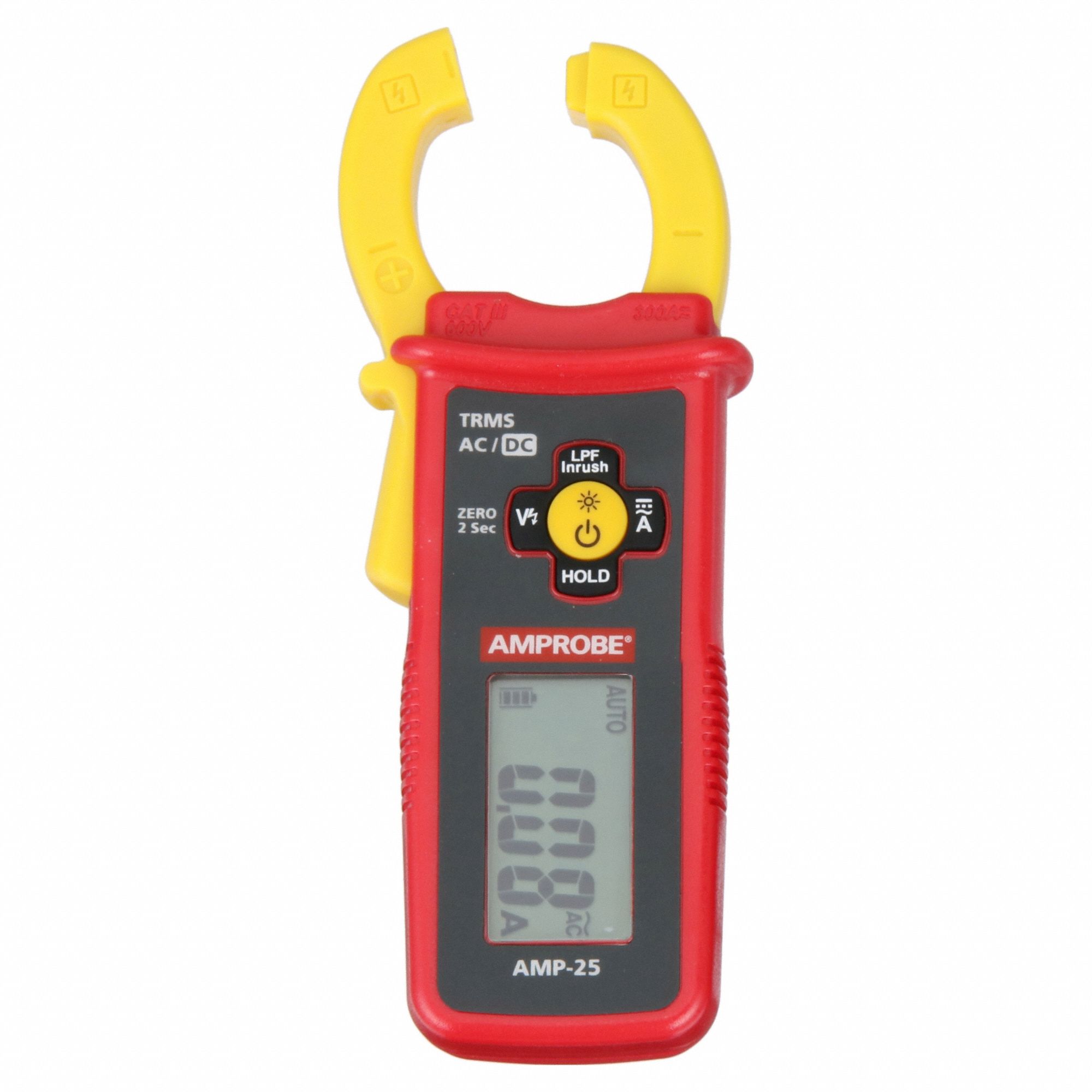 AMPROBE, Clamp-Jaw Jaw, CAT III 600V, Digital Clamp Meter - 38RX02|AMP ...