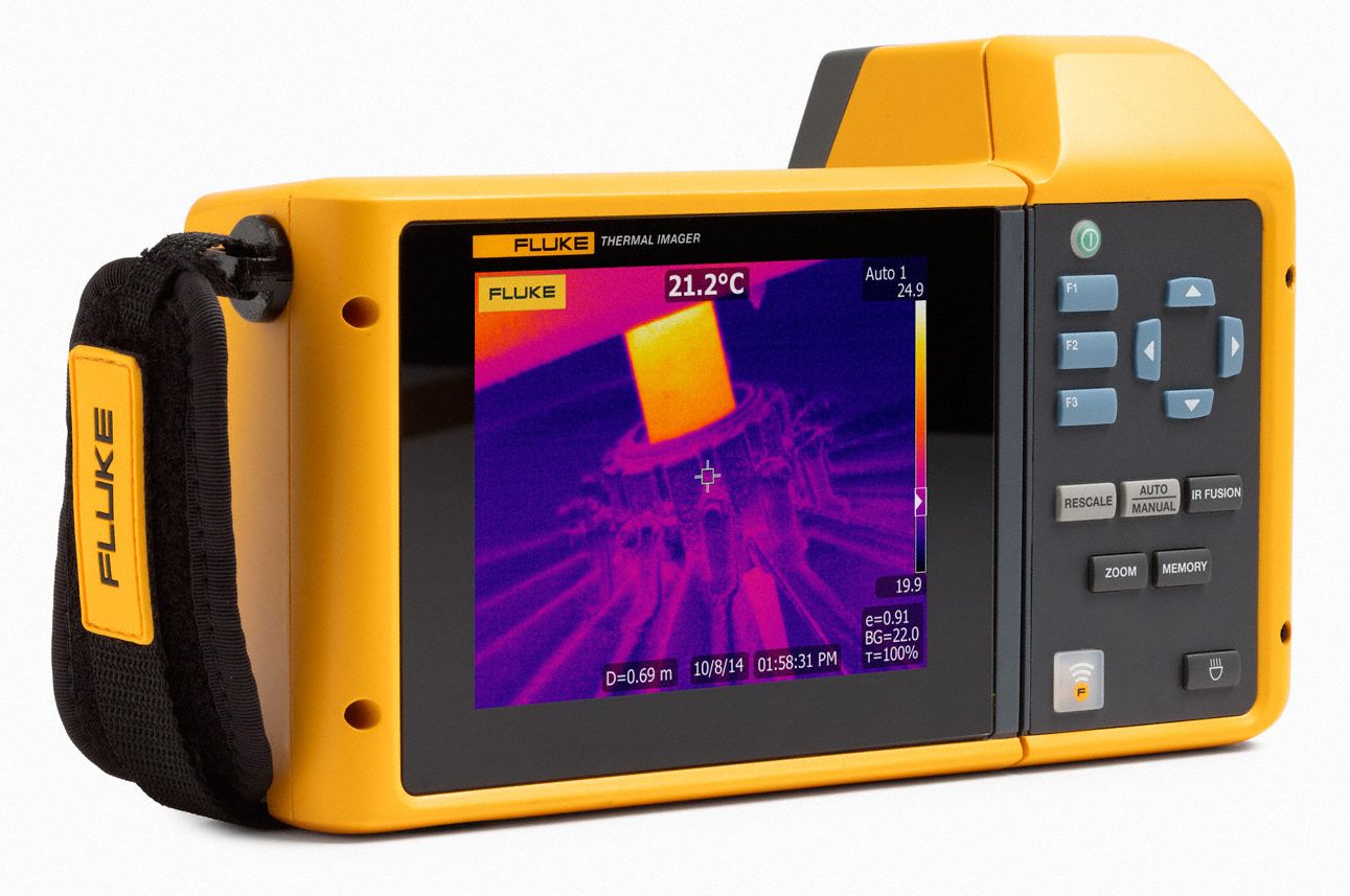 FLUKE Infrared Camera, -4 deg. to 2192 deg.F - 38RX06|FLK-TIX560 60HZ ...