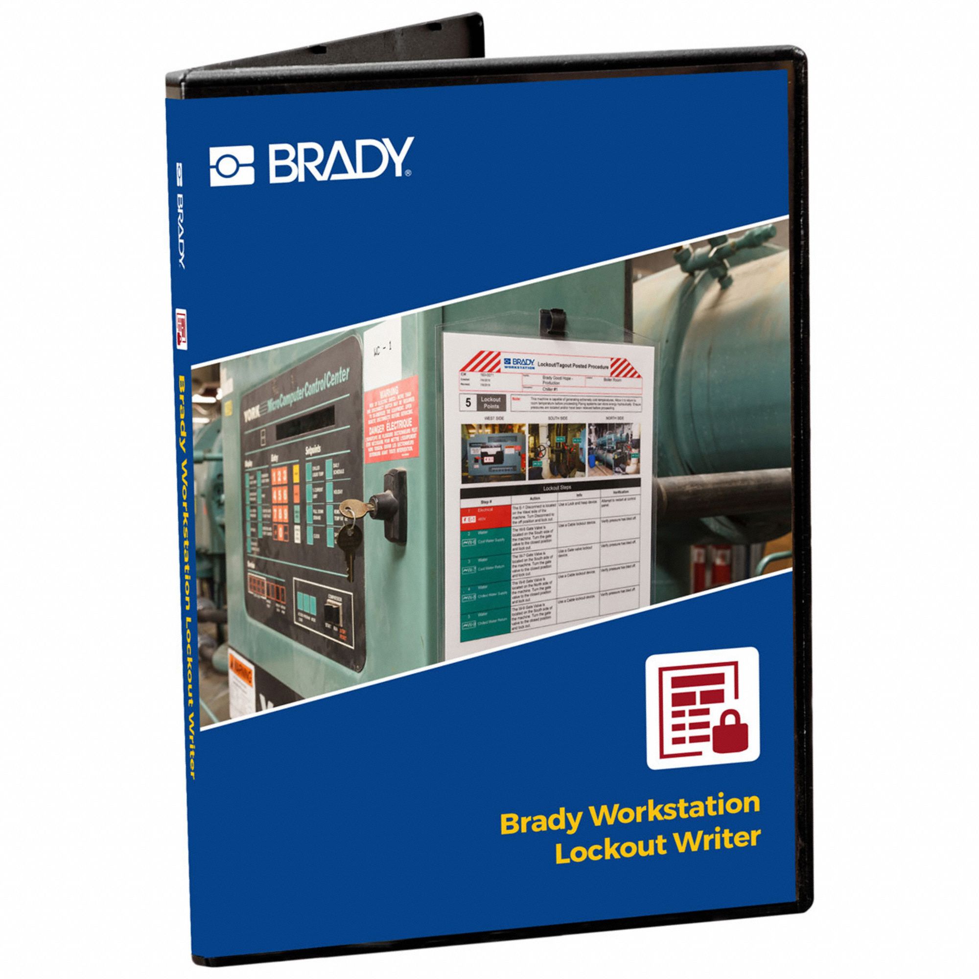 BRADY, Lockout Software - 38RX27|BWRK-LOW-CD - Grainger