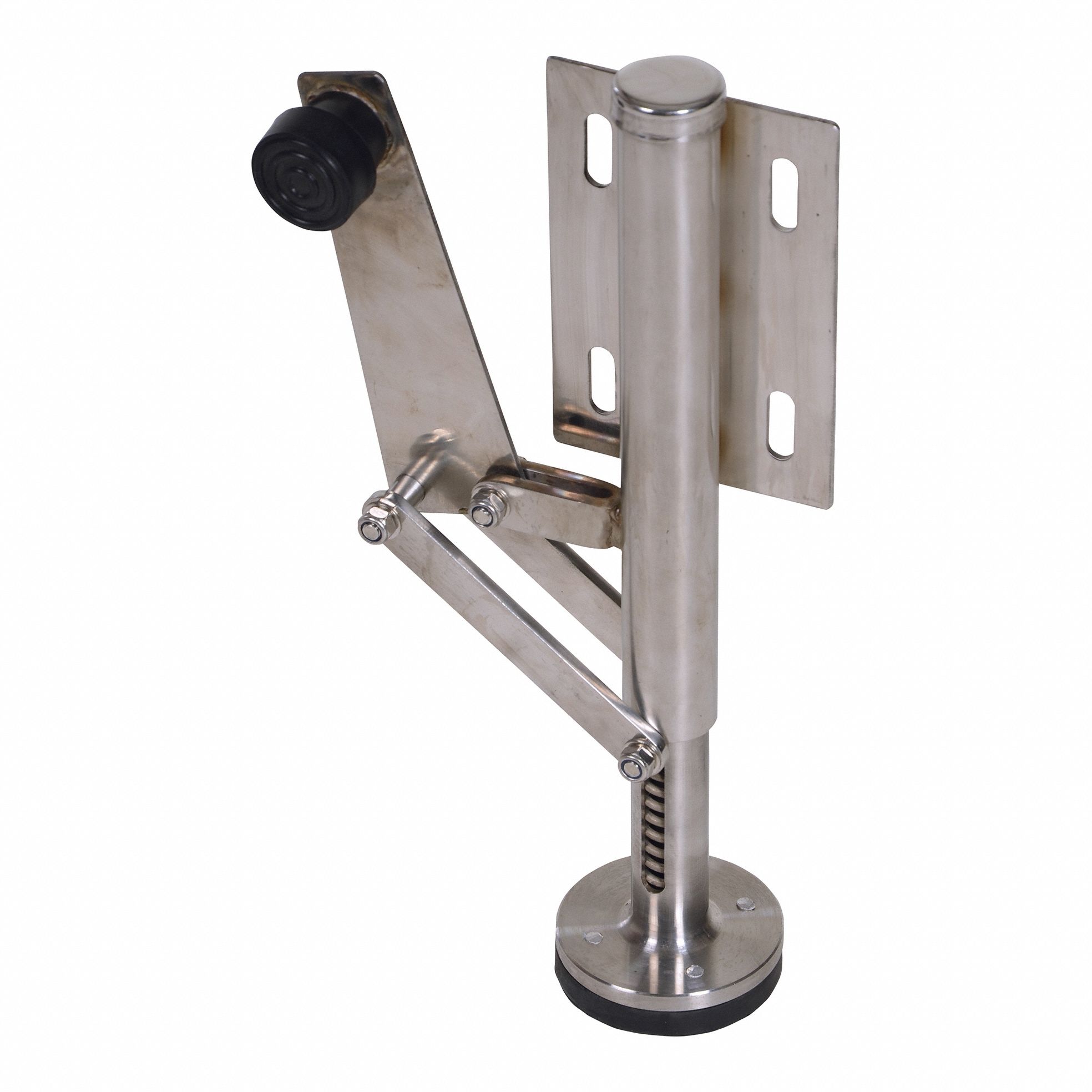 15 15/16 in Floor Lock Retracted Ht, Stainless Steel, Side-Mount Floor ...
