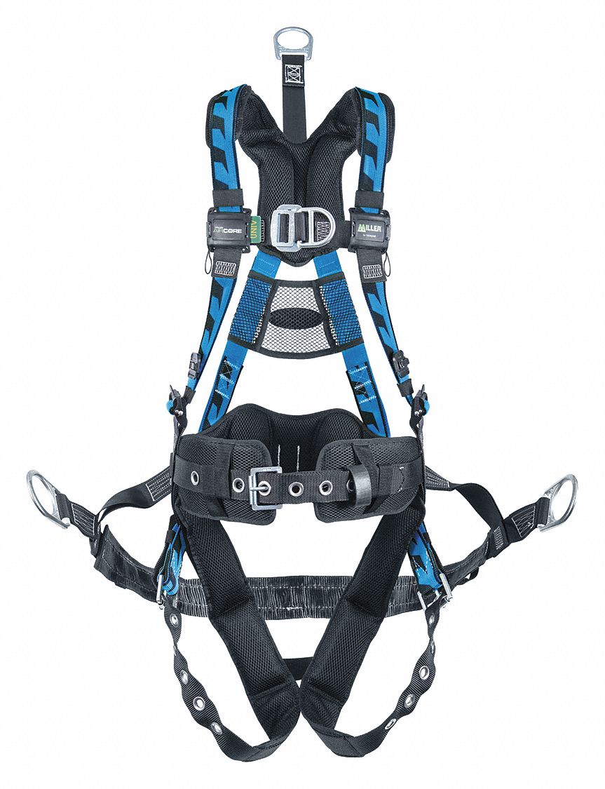 Honeywell Miller ACOG-TBSSSMB Honeywell Miller Full Body Harness, 400 ...