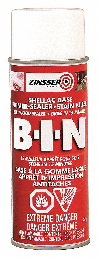 RUST-OLEUM PRIMER SPRAY BIN SHELLAC BASE 369G - Paint Primer, Sealers ...