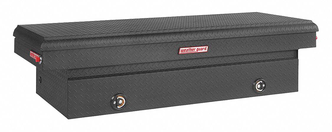 WEATHER GUARD, 71 1/2 in Overall Wd, Aluminum, Crossover Truck Box ...